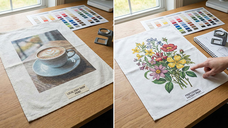 Does Officeworks Offer Tea Towel Printing? - BLANC Tea Towel